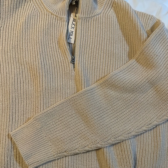 Alex Mill | Sweaters | Alex Mill Half Zip Sweater In Chunky Cotton ...